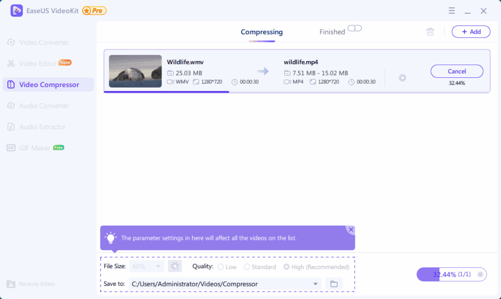 EaseUS VideoKit – Software Mexico